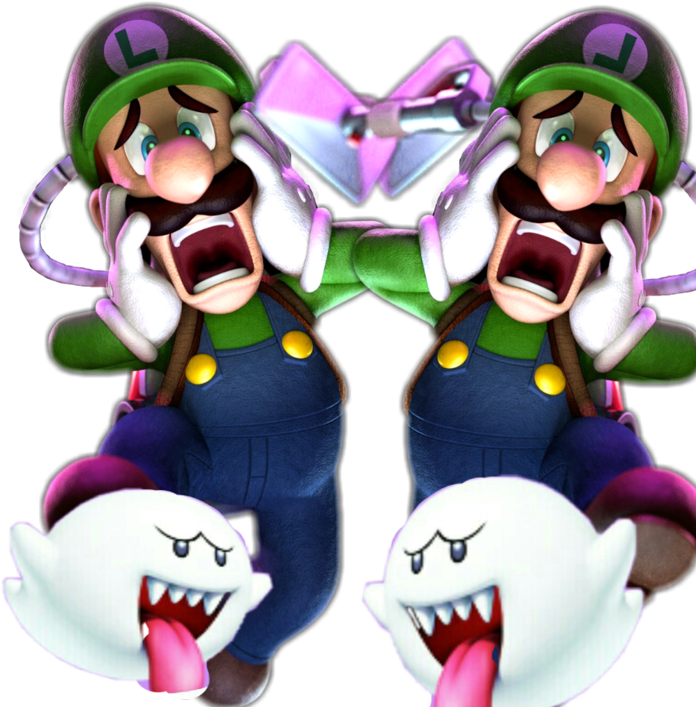 Download Luigi Scared PNG Image with No Background - PNGkey.com