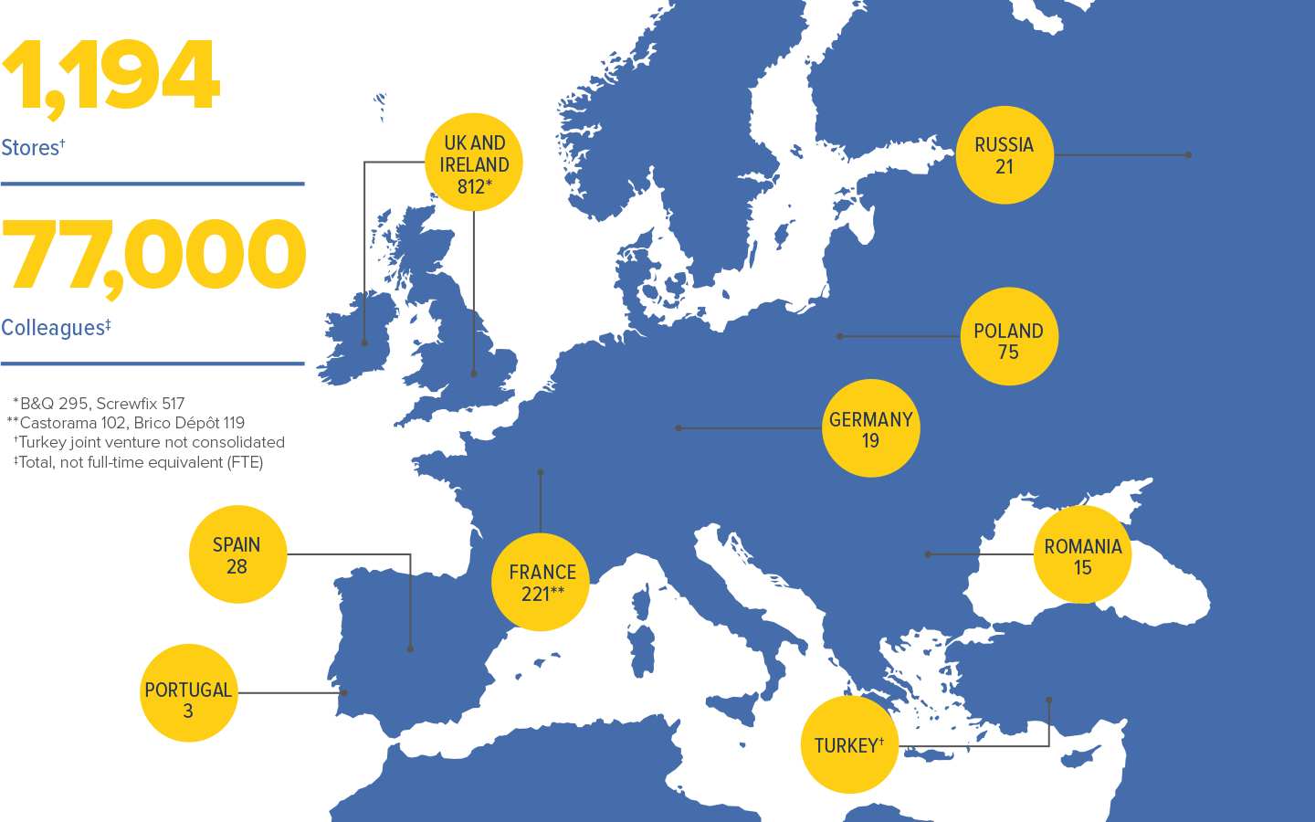 Download Our Store Numbers And Our Markets - Map Of Greater Europe PNG ...
