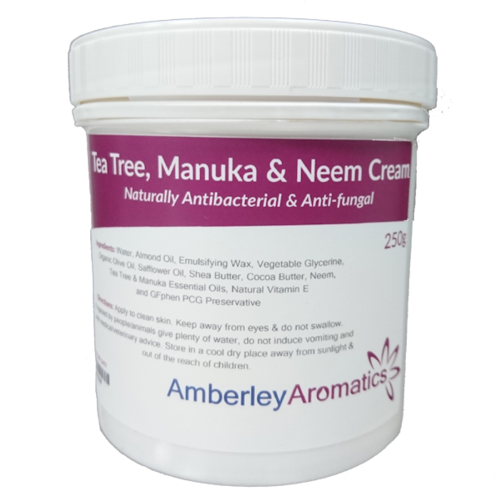 Download Tea Tree, Manuka & Neem Cream 50ml - Plastic PNG Image with No ...