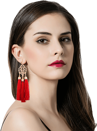 Download Model - Earring PNG Image with No Background - PNGkey.com