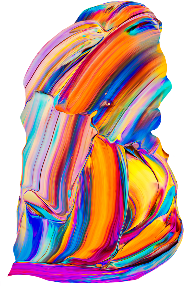 A Piece From "abstract Paint Toolbox," A Pack With - Free Transparent ...