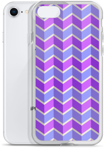 Download Blue And Purple Chevron Pattern Iphone Case - Mobile Phone Case PNG Image with No ...