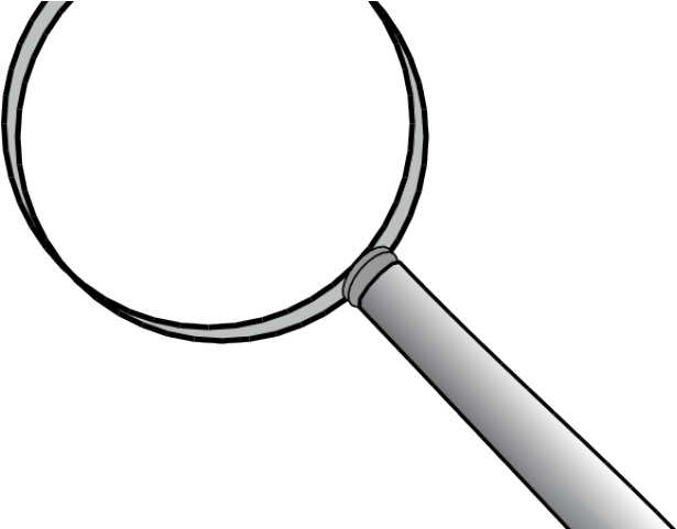 Download Magnifying Clipart Outline - Magnifying Glass Clipart PNG ...
