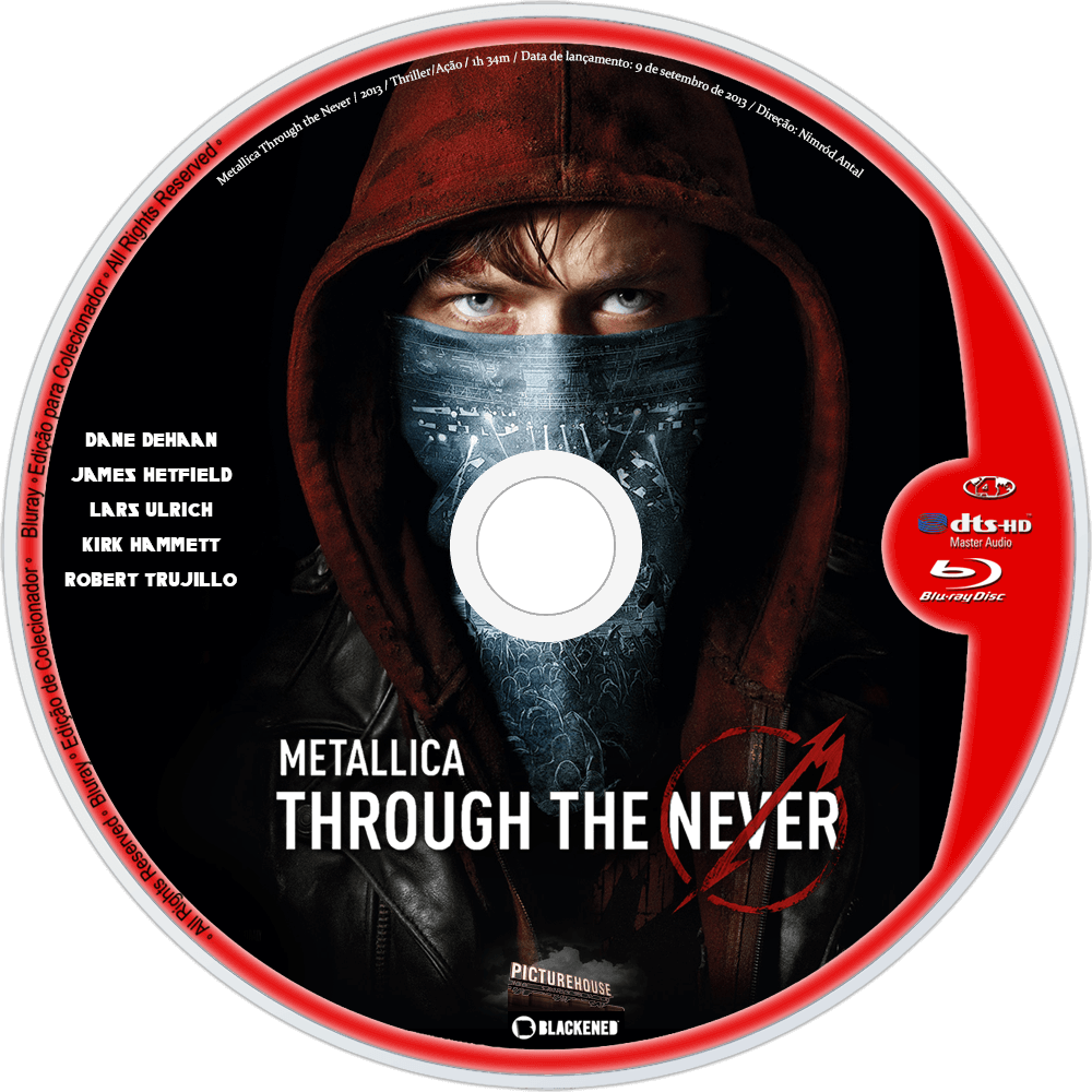 Metallica Through The Never Bluray Disc Image - Through The Never Dvd ...