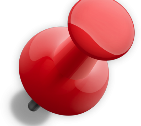 Red Push Pin - Push Pin Pin Png - Free Transparent PNG Download - PNGkey