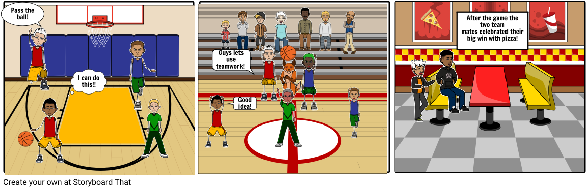 Download Teamwork - Burger Ad Story Board PNG Image with No Background ...