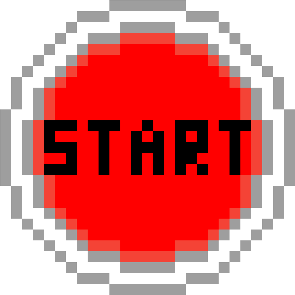 Start Button - Epic Face Pixel Art - Free Transparent PNG Download - PNGkey