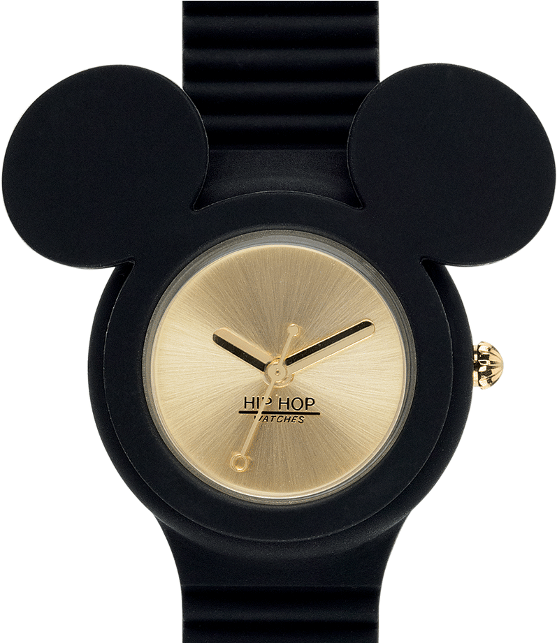 Mickey Iconic Black - Orologio Hip Hop Mickey Mouse - Free Transparent ...