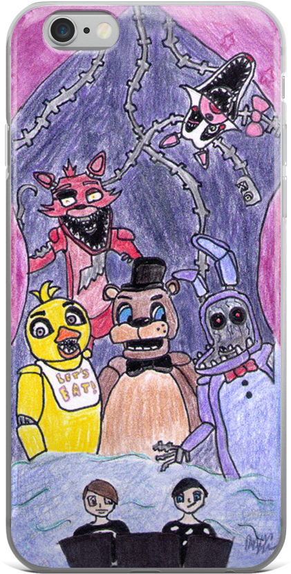 Download Image Of Dan And Phil Play Fnaf - Cartoon PNG Image with No ...