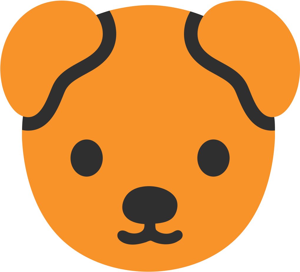 File - Emoji U1f436 - Svg - Android Dog Emoji - Free Transparent PNG ...