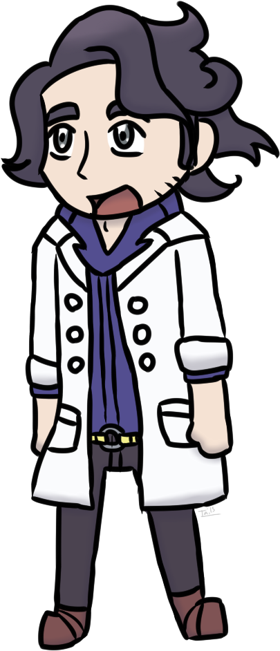Download Professor Sycamore Chibi - Cartoon PNG Image with No ...