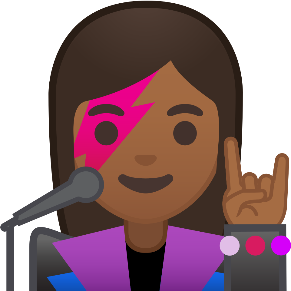Download Svg Download Png - Singer Emoji - Free Transparent PNG ...