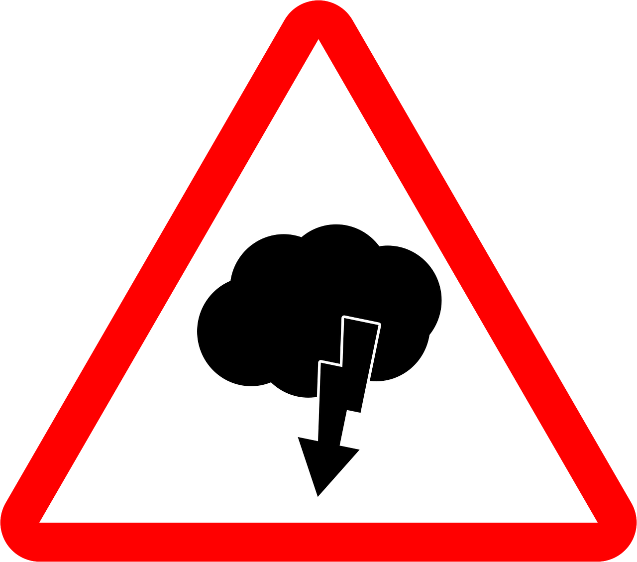 Of Lightning, - Storm Warning Icon - Free Transparent PNG Download - PNGkey