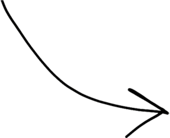 Drawn Arrow Transparent Hand - Line Art - Free Transparent PNG Download ...