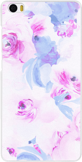 Bright Purple Pastel Watercolor Flowers - Garden Roses - Free ...
