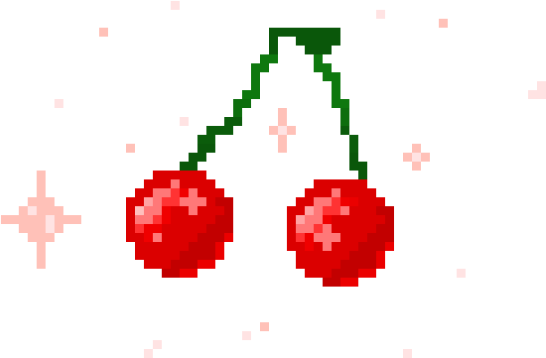 Cherry - Cherry Pixel Transparent - Free Transparent PNG Download - PNGkey
