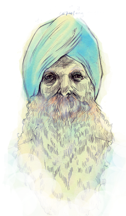 Download Turban By Becca Barnet - Drawing PNG Image with No Background ...
