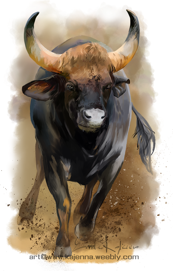 Download Bull By Kajenna PNG Image with No Background - PNGkey.com
