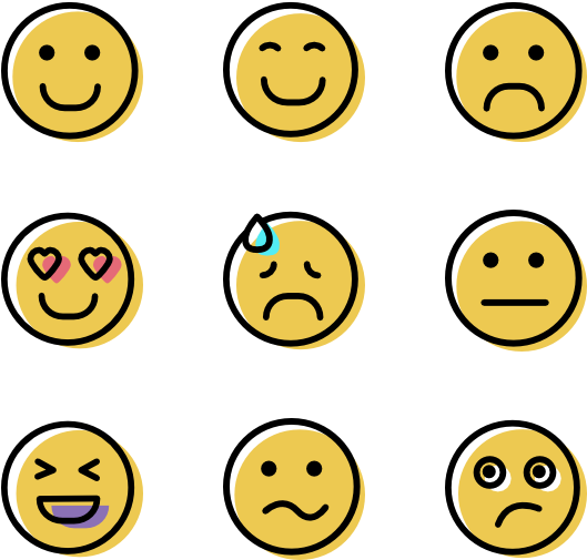 Color Emotions Assets - Clip Art - Free Transparent PNG Download - PNGkey