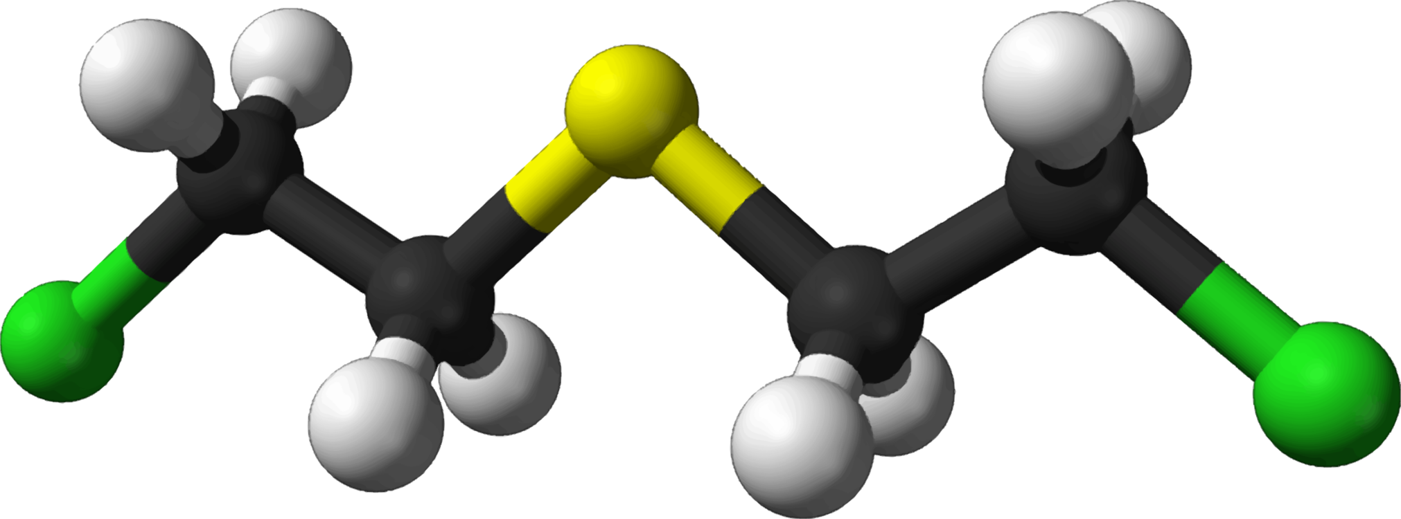 Sulfur Mustard 3d Balls - Mustard Gas Molecule Structure - Free ...