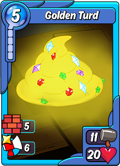 Golden-turd - Animation Throwdown Golden Turd - Free Transparent PNG ...