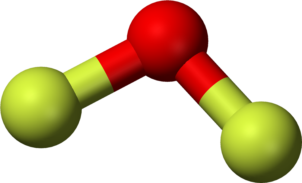 Download Oxygen Difluoride 3d Balls - Oxygen Difluoride PNG Image with ...