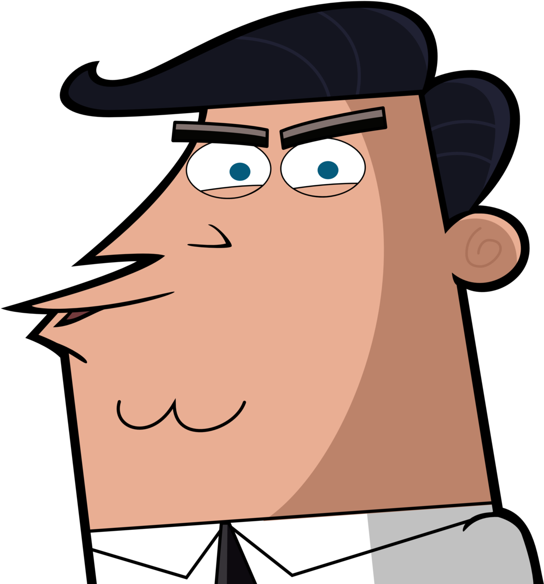 Download Timmy's Dad - Timmy Turner Mr Chin PNG Image with No ...