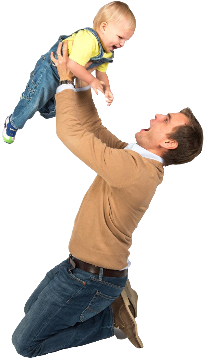 Dad And Kids Png Image With Transparent Background - Child - Free ...