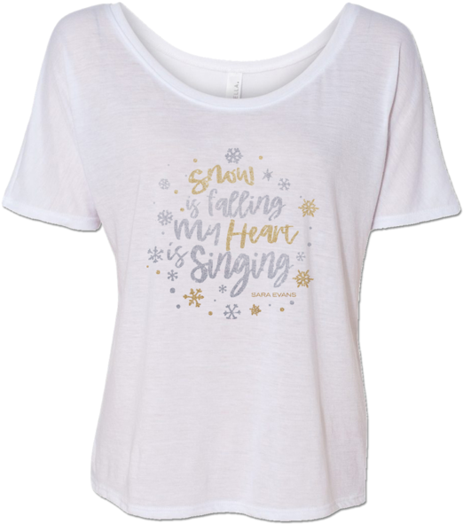 Snow Is Falling - T-shirt - Free Transparent PNG Download - PNGkey
