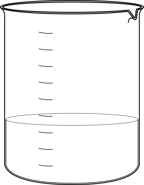 Download Small - Black And White Pics Of A Beaker PNG Image with No ...