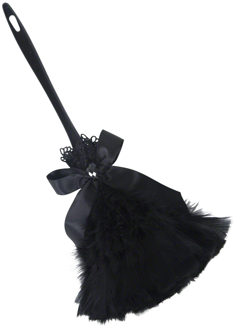 Download Feather Duster Accessory - Black Feather Duster PNG Image with ...