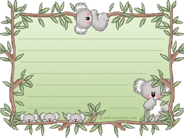 Koala Frame Clipart - Free Transparent PNG Download - PNGkey