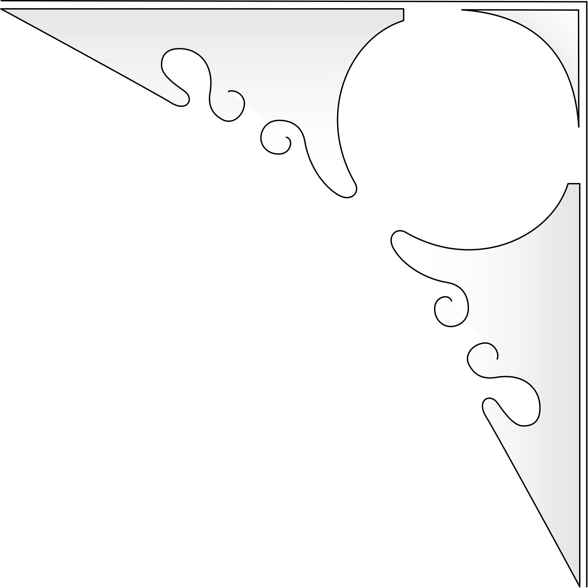 Big Image - Borders Corner Png Simple - Free Transparent PNG Download ...