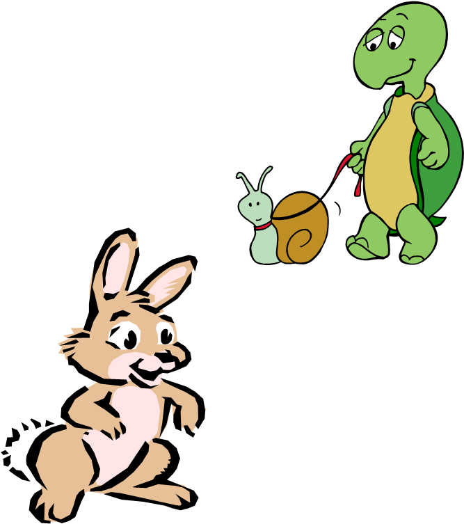 Png Transparent Download Hare And The Tortoise Clipart - Hare And ...