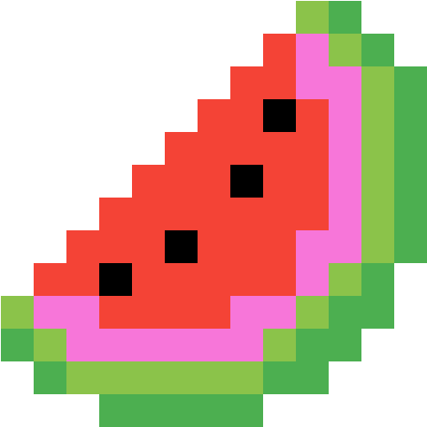 Watermelon - Xbox A Button Pixel - Free Transparent PNG Download - PNGkey