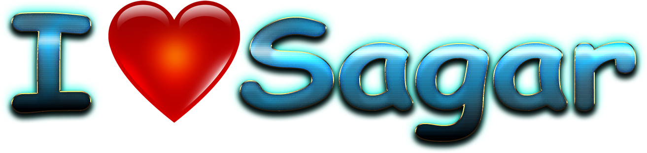 Download Sagar Love Name Heart Design Png - Gagan Name PNG Image with ...