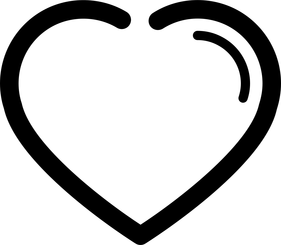 Png File Svg - Heart Shape Image Outline - Free Transparent PNG ...