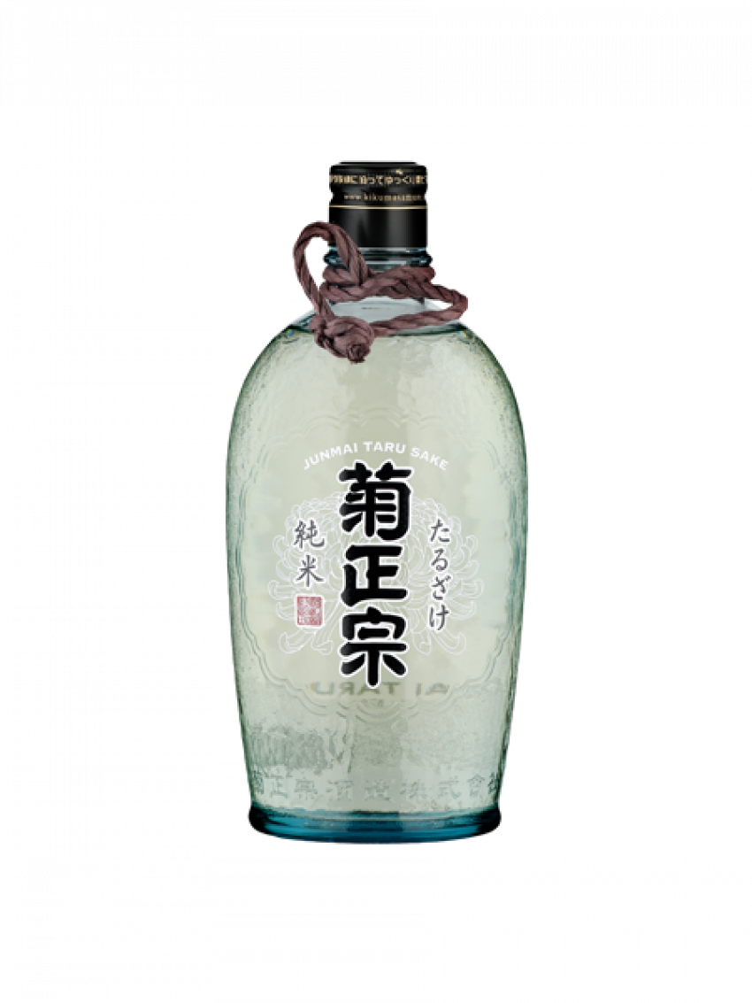 Download Kiku Masamune Taru Sake - Glass Bottle PNG Image with No ...