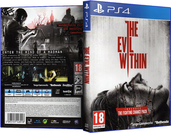 Download The Evil Within Ps4 Semi Novo - Evil Within Ps4 Cover PNG ...