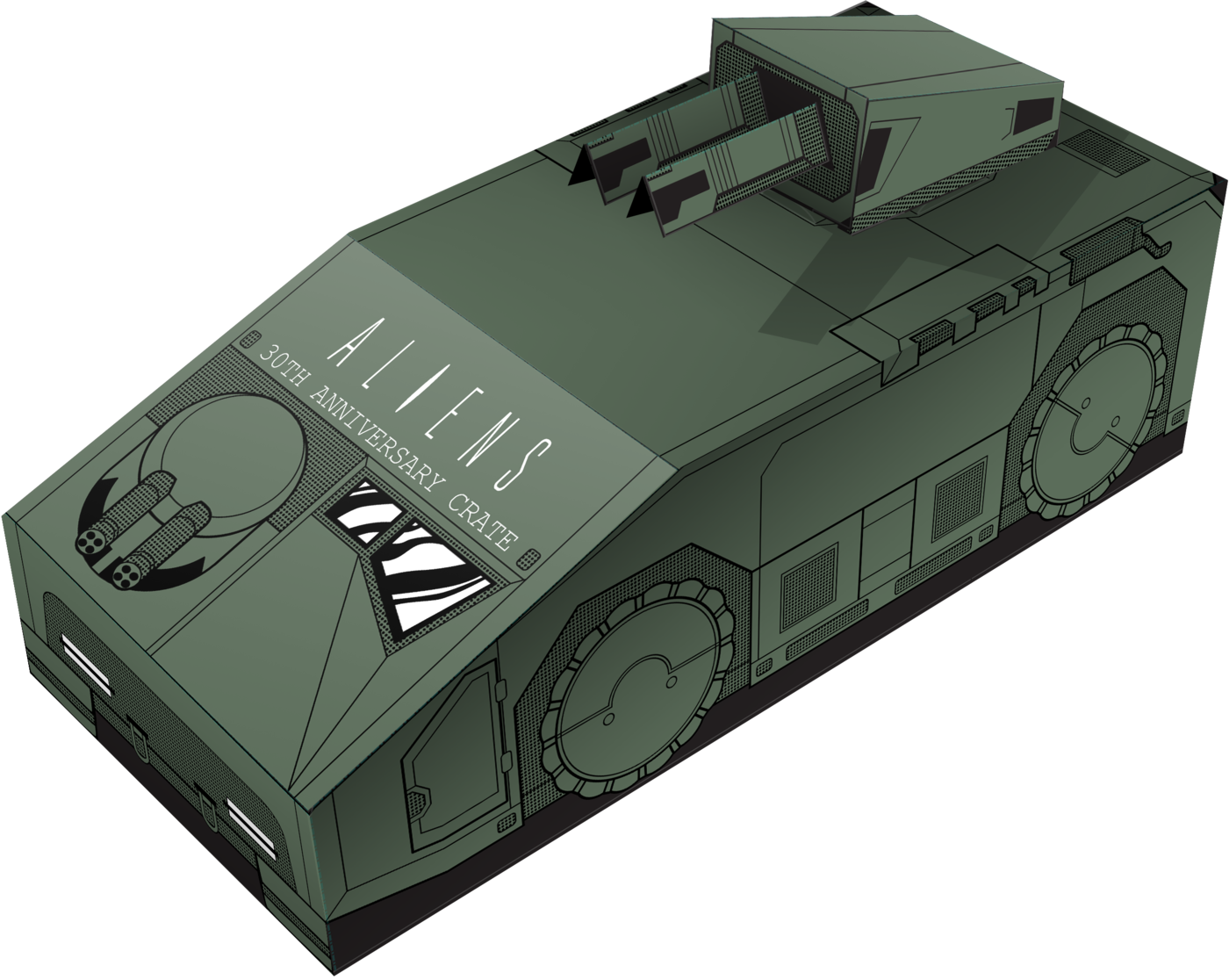 Download Loot Crate Interior Designs - Tank PNG Image with No ...