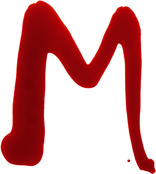 Maniac Red Blood Font - Letter M In Blood - Free Transparent PNG ...