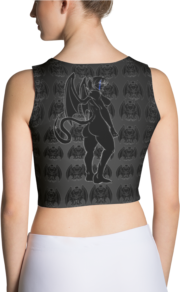 Blue Line Sublimation Cut & Sew Crop - Crop Top - Free Transparent PNG ...