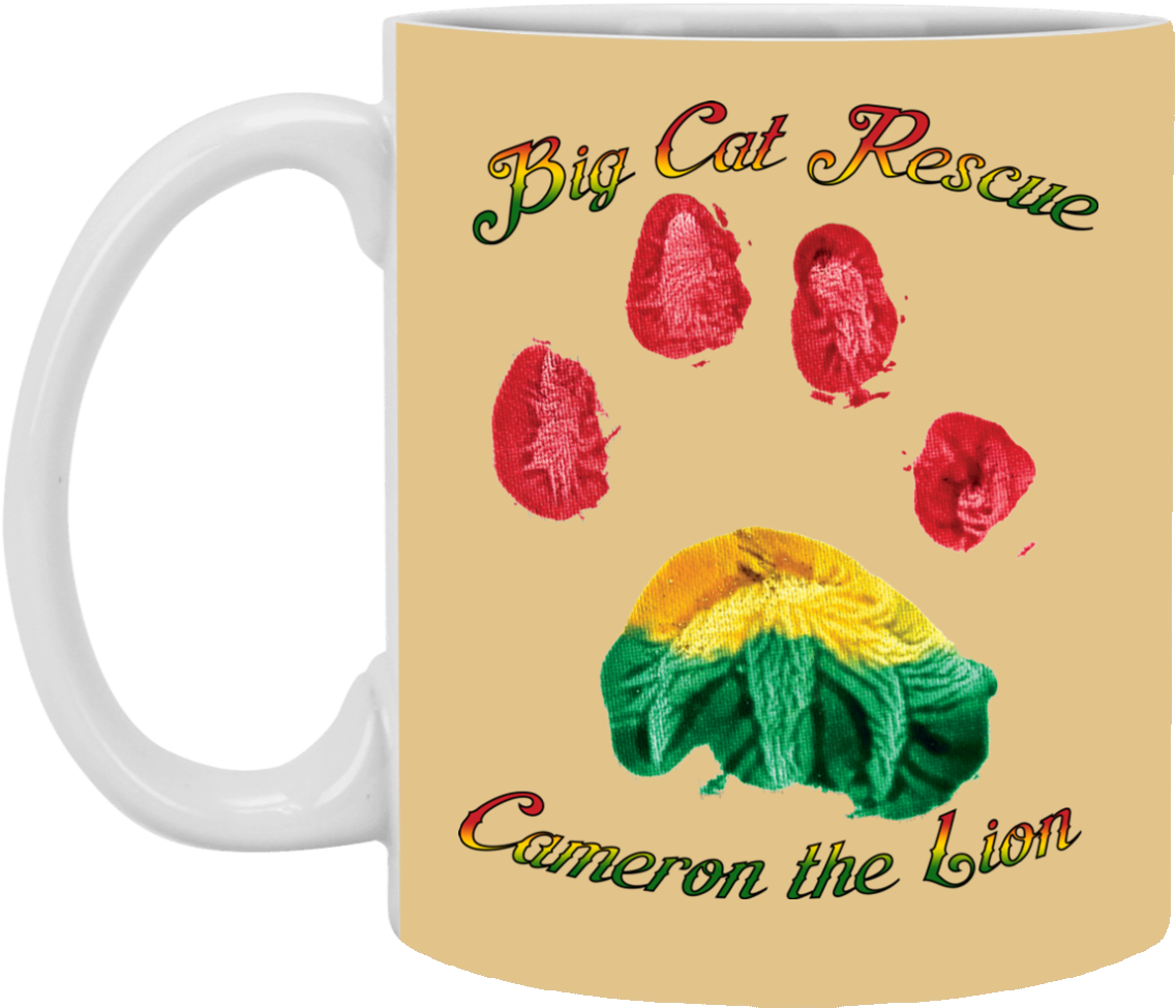 Download Cameron Lion Paw Print Xp8434 11 Oz - Bag Tag PNG Image with ...
