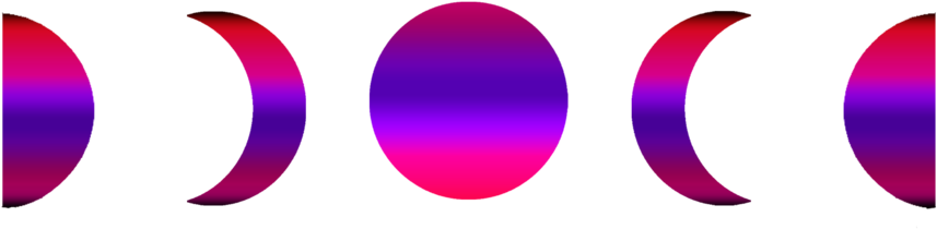 New Moon Phase Logo Gradient - Free Transparent PNG Download - PNGkey