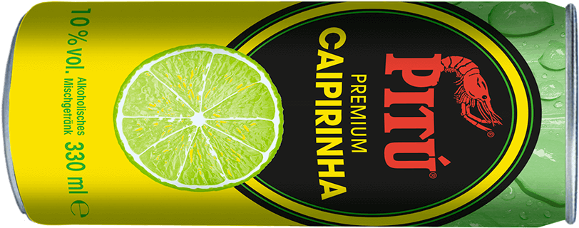Download Die Pitú Ready To Drink Premium Caipirinha In Der Dose - Sweet ...