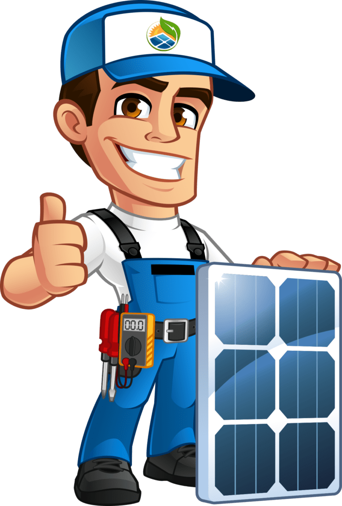 Download Home Solar Panel Installer Cartoon - Solar Installer Cartoon ...