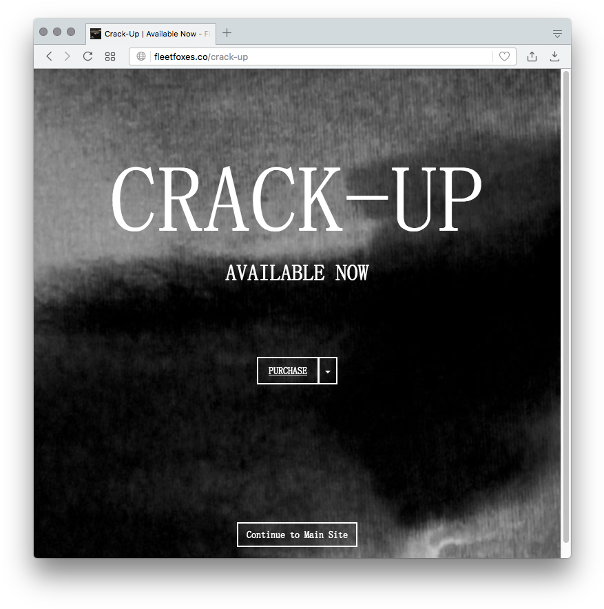 Fleet Foxes Crack-up - Free Transparent PNG Download - PNGkey