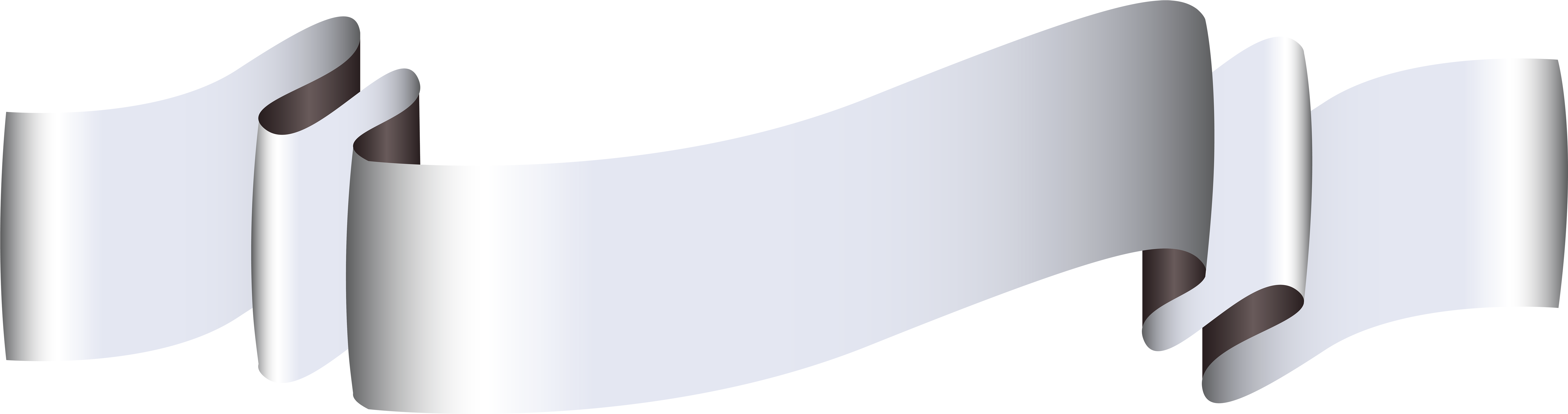 Silver Banner Ribbon Png - Free Transparent PNG Download - PNGkey