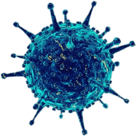 Download Blue Virus With Tentacles - Virus PNG Image with No Background ...