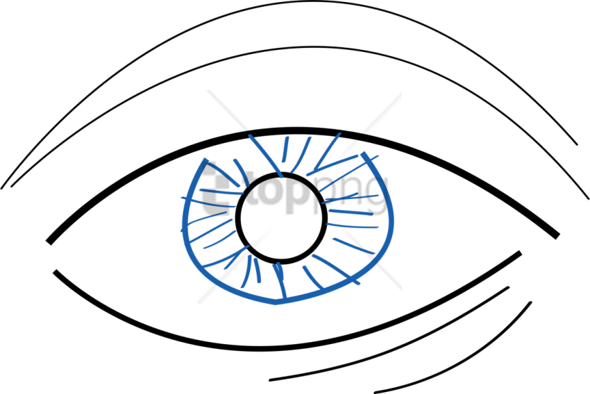 Free Png Download Simple Eye Drawing Png Images Background - Simple ...